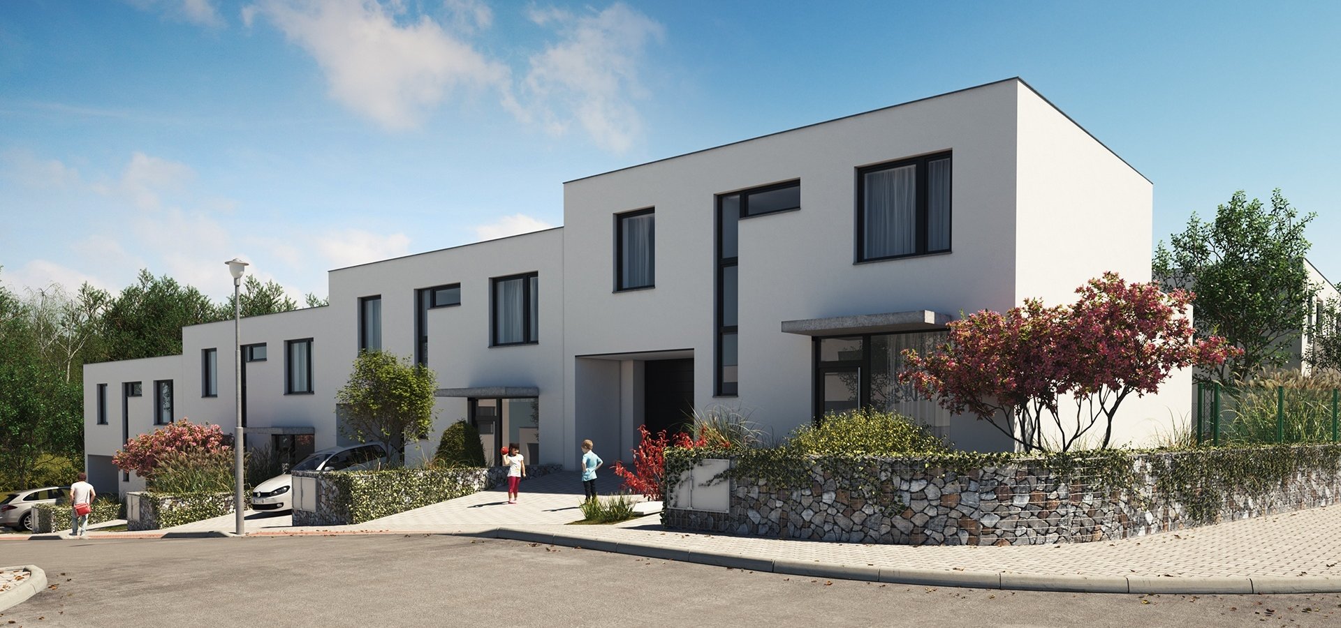 Prodej novostavby rodinného domu 4+kk s vlastní dvojgaráží, 2 terasy ...